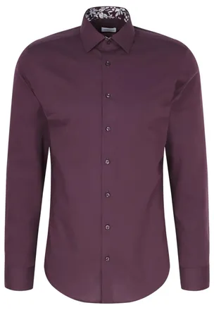 Seidensticker Herren Business Hemd - Slim Fit - Bügelfrei - Kent-Kragen - Langarm - 100% Baumwolle