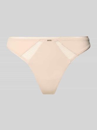 HUGO BOSS String mit Spitzen-Einsatz