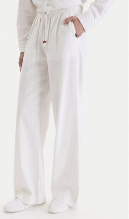 Nautica Stoffhose W126-NALTR-1020-01X Wei&szlig; Wide Leg