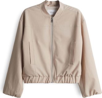 OPUS Damen Jacke | Sommerblouson Jelen mit dekorativen Ballon&auml;rmeln Natural Glaze, 34