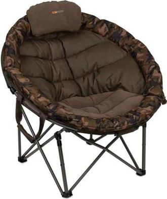 Fox Chaise longue Fox CBC106, moderne, ronde, pour d&eacute;tente et camping, en simili cuir, reclinable, salle de s&eacute;jour