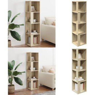 vidaXL Vidaxl - Armoire dangle Ch&ecirc;ne sonoma 33x33x132 cm Bois ding&eacute;nierie - Meuble Dangle - Armoire Dangle - Rangement Mural - &Eacute;tag&egrave;re Dangle - Meuble