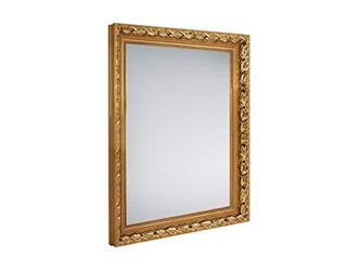 Mirrors and More Tanja 81070179 Miroir &agrave; Cadre en Bois dor&eacute;