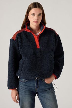 Levi's Iris Pullover Sherpa Fleece - Damen - Blau / Blau