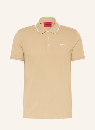 HUGO BOSS Hugo Jersey-Poloshirt Dinoso Slim Fit beige