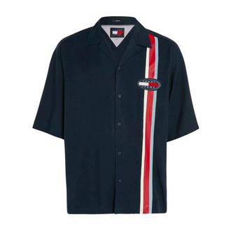 Tommy Jeans Archive Relaxed Fit Overshirt - - Shirts - Herren - Blau - XS