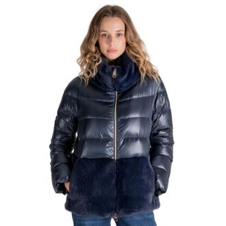 Herno Nylon Ultralight Cape - - Jackets - Damen - Blau - 2XL