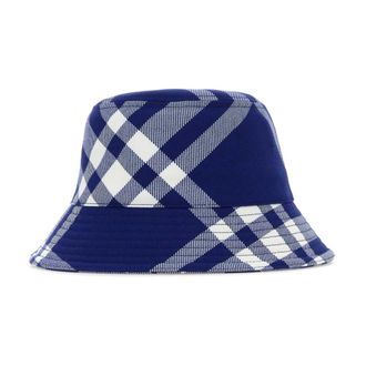 Burberry Femme, Accessoires, Bleu, Taille: M Bob Brod&eacute;e en M&eacute;lange de Polyester