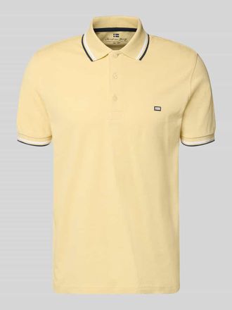 Christian Berg Regular Fit Poloshirt mit Kontraststreifen