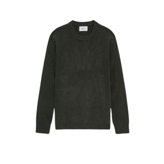Nn.07 Rundhals-Rippstrickpullover - - Sweatshirts & Hoodies - Herren - Gr&uuml;n - XL