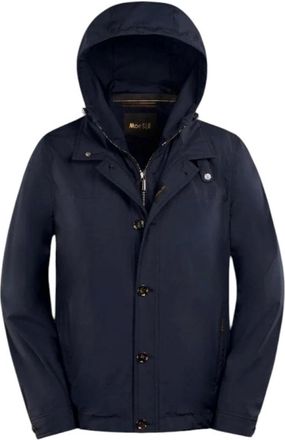 Moorer Homme, Vestes, Bleu, Taille: L Giubbino Linea Acqua