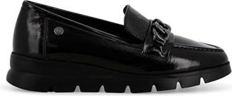 Melluso Mocassin Femme en Cuir Verni Noir 055001z 37