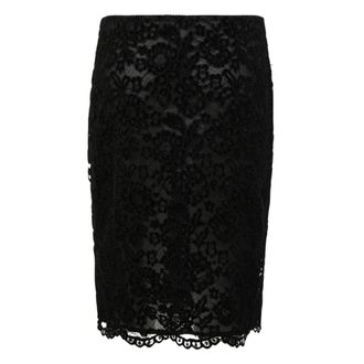 Des_Phemmes DES Phemmes - Jupe Laine Moulante - Femme - Jupes - Noir - Taille: 38 FR