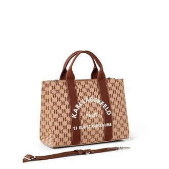 Karl Lagerfeld Sac &agrave; main logotyp&eacute; en coton