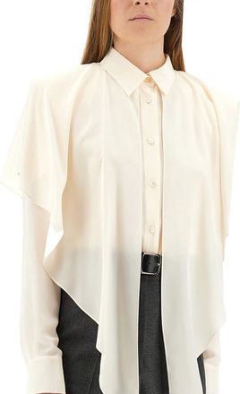 Stella McCartney Semi-Transparent Silk Shirt - Ivory