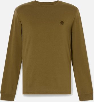 Timberland Dunstan River Langarm-T-Shirt f&uuml;r Herren in Dunkelgr&uuml;n, Herren, Gr&uuml;n, Gr&ouml;&szlig;e
