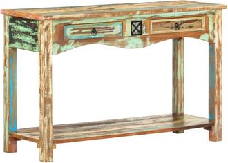 vidaXL Table console 120x40x75 cm Bois solide de r&eacute;cup&eacute;ration Vidaxl