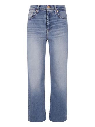 7 For All Mankind jean Bonnie Curvilinear - Bleu