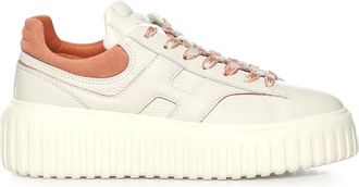 Hogan Femme, Chaussures, Beige, Taille: 38 1/2 EU H-Stripes Baskets