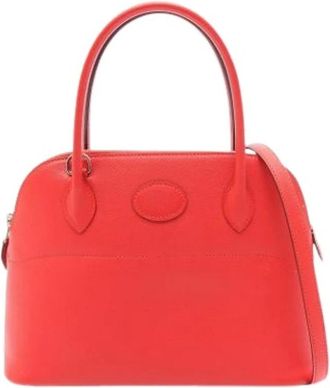 Herm&egrave;s Sac &agrave; main en cuir Epsom Pre-owned - Femme - Pre-owned - Rouge - Taille: ONE Size