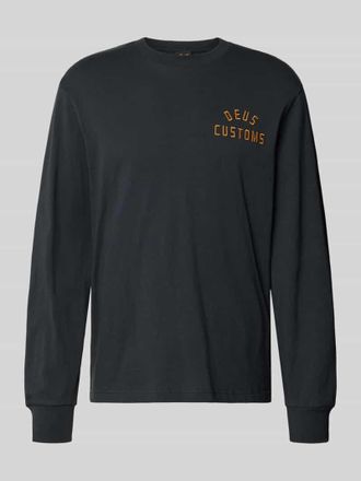 Deus Regular Fit Longsleeve mit Logo-Stitching Modell Engineer