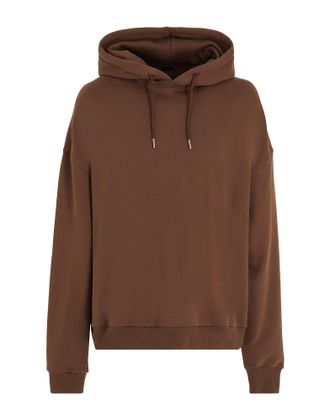8 by YOOX ORGANIC COTTON HOODED OVER SWEATER