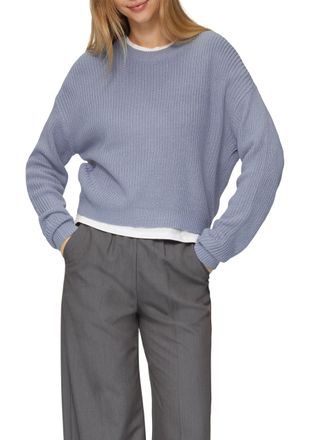 QS by s.Oliver Verk&uuml;rzter Pullover mit Raglan&auml;rmeln