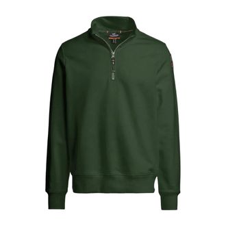 Parajumpers Homme, Sweatshirts et sweats &agrave; capuche, Vert, Taille: L Broad Peak Half Zip