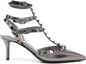 Valentino Garavani Rockstud Pumps 65mm - Grau