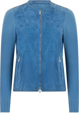 Moorer Femme, Vestes, Bleu, Taille: 40 FR Manteaux