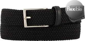 Lindenmann Herren G&uuml;rtel schwarz Textil