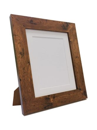Frames by Post Metro Vintage Holz Fotorahmen Posterrahmen mit wei&szlig;em Passepartout 35,6 x 28,9 cm, Bildgr&ouml;&szlig;e A4
