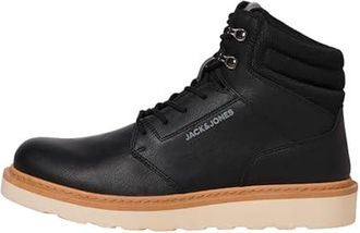 Jack & Jones Homme Jfwohio PU Boot BF Bottes, Anthracite, 45 EU