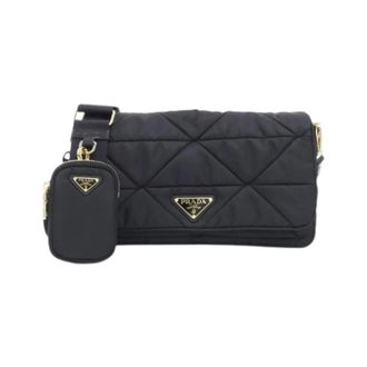 Prada Pre-owned Tessuto Quilting Shoulder Bag - - Pre-owned - Damen - Schwarzk - ONE SIZE