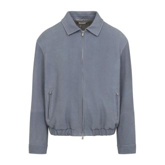 Brunello Cucinelli Homme, Vestes, Gris, Taille: M Veste zipp&eacute;e
