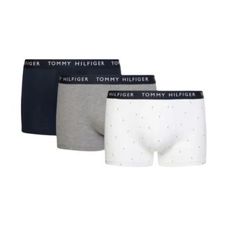 Tommy Jeans Homme, Sous-vêtements, Multicolore, Taille: S Boxer Logo Pack x3 Illimité