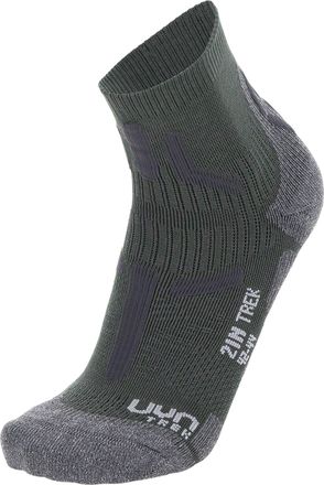 UYN Trekking 2In Low Cut Socken Military/Grey Melange 42/44