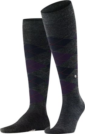 Burlington Herren Socken Melange Edinburgh M Kh Wolle gemustert 1 Paar, Grün Green Leaf 7271, 40-46