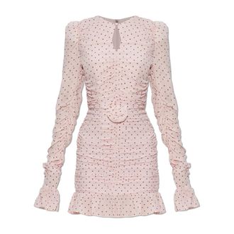 Rotate Kleid mit Zierg&uuml;rtel - - Dresses - Damen - Rosa - S