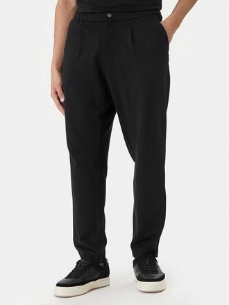 Calvin Klein Stoffhose LV04LF607G Schwarz Tapered Fit