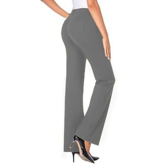 Generic Pantalon cargo camouflage pour femme - Extensible - Avec poches - Taille normale - Pour le travail - Pantalon daffaires pour femme - Noir - Affaires, 