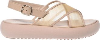 Baldinini Femme, Chaussures, Beige, Taille: 38 1/2 EU Mesh Sandal