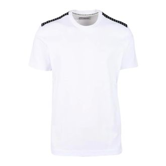 Dirk Bikkembergs Homme, Tops, Blanc, Taille: L T-shirt en coton