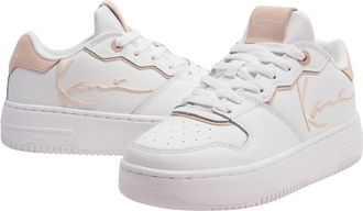 Karl Kani Herren KKFWW000283 89 UP Logo 37.5 White/beige