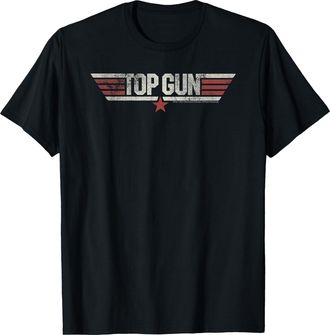 Top Gun Klassisches Logo T-Shirt