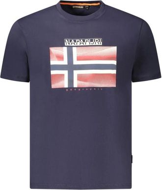 Napapijri T-Shirts - - Tops - Herren - Blau - L
