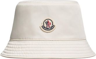 Moncler Moncler Reversible Bucket Hat, Women, White, Size: L