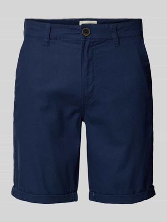 Blend Chino-Shorts aus Leinen-Mix