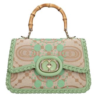 La Carrie Monogramm Leder- und Stofftasche - - Bags - Damen - Mehrfarbig - ONE SIZE