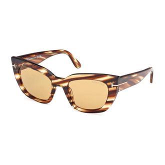 Tom Ford Femme, Accessoires, Brun, Taille: 53 MM Lunettes de soleil oeil-de-chat